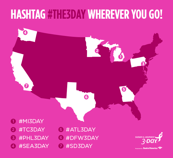 Hashing Out #Hashtags with #The3Day - The 3-Day Blog
